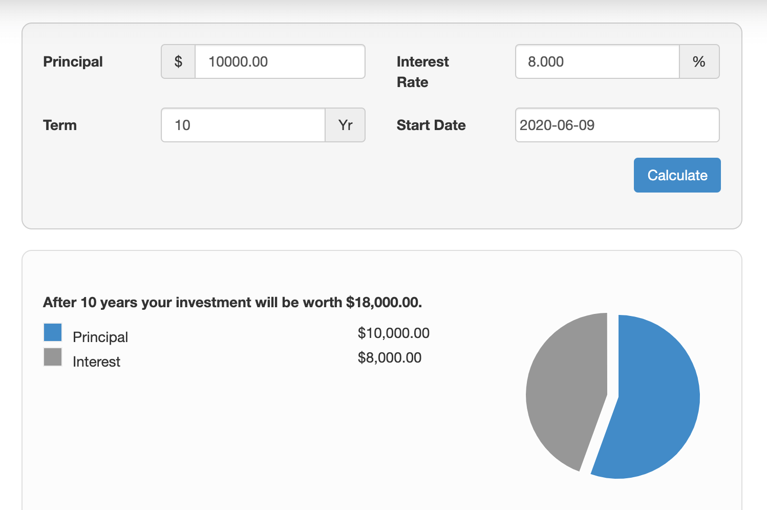 Simple Interest Calculator Crown Simple Interest Calculator Crown